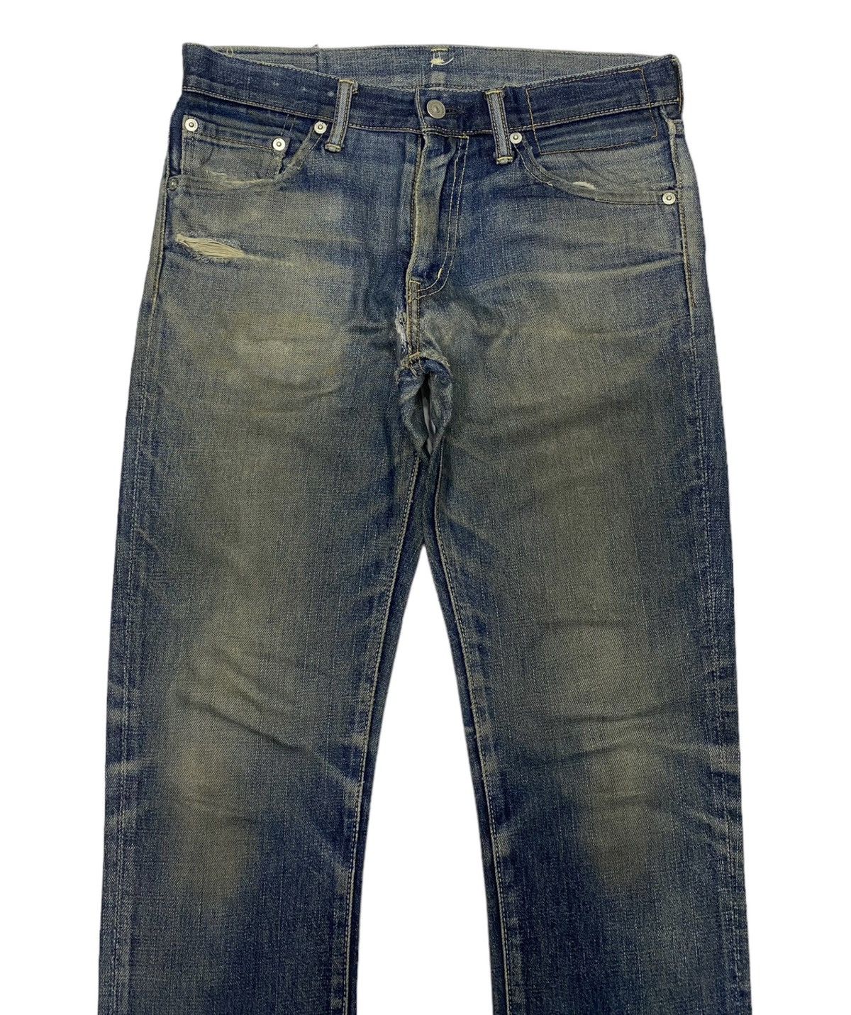 Visvim VISVIM SOCIAL SCULPTURE 04R SS03 DISTRESSED DENIM JEANS | Grailed