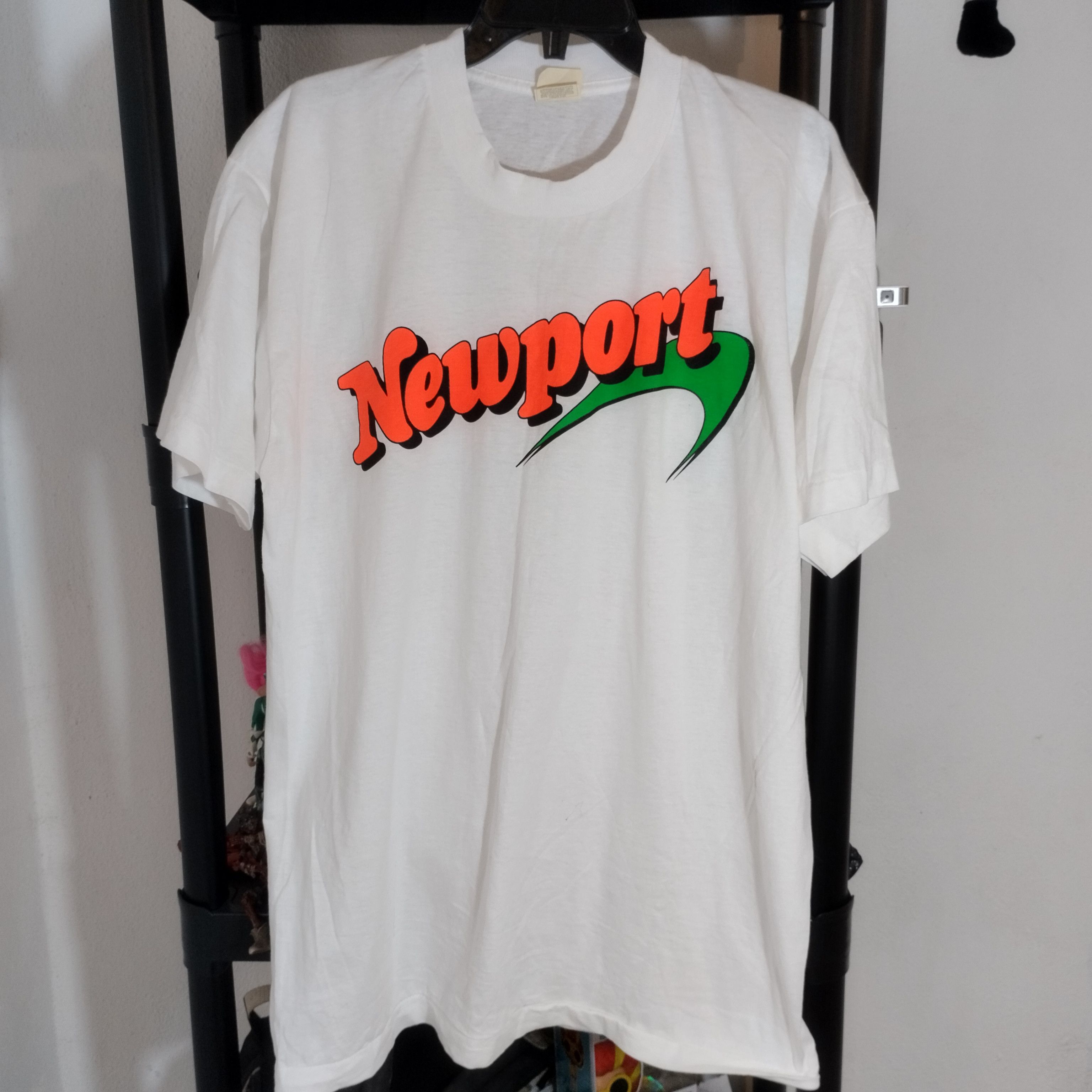 Newport Vintage 1980s Newport Cigarettes Screen Stars Swoosh T Shirt ...