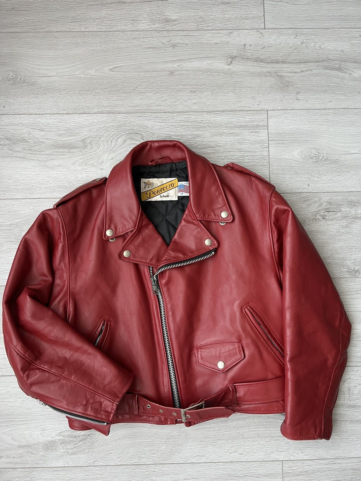 Vintage Schott Perfecto Vintage 80’s leather jacket | Grailed