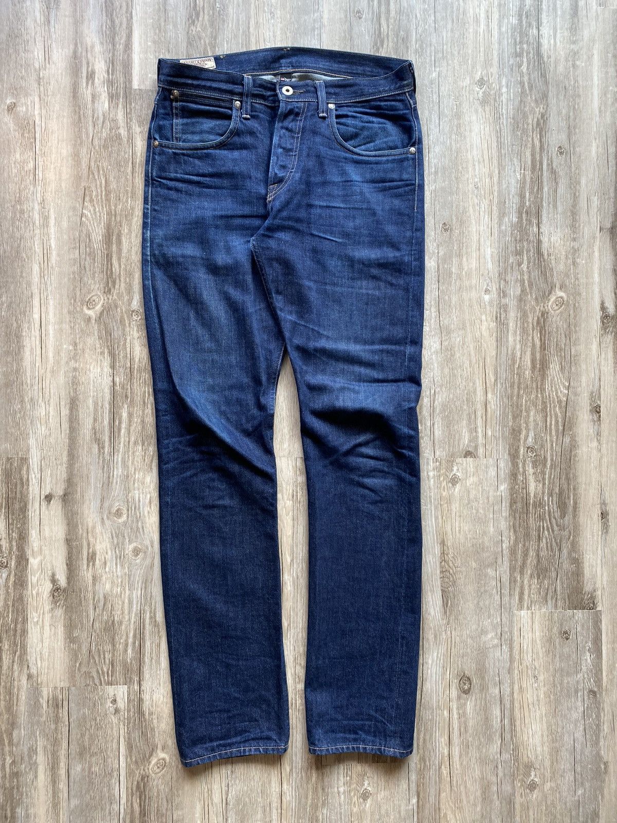 Made In Usa × Vintage × Wallace & Barnes Wallace & Barnes Dark Indigo ...