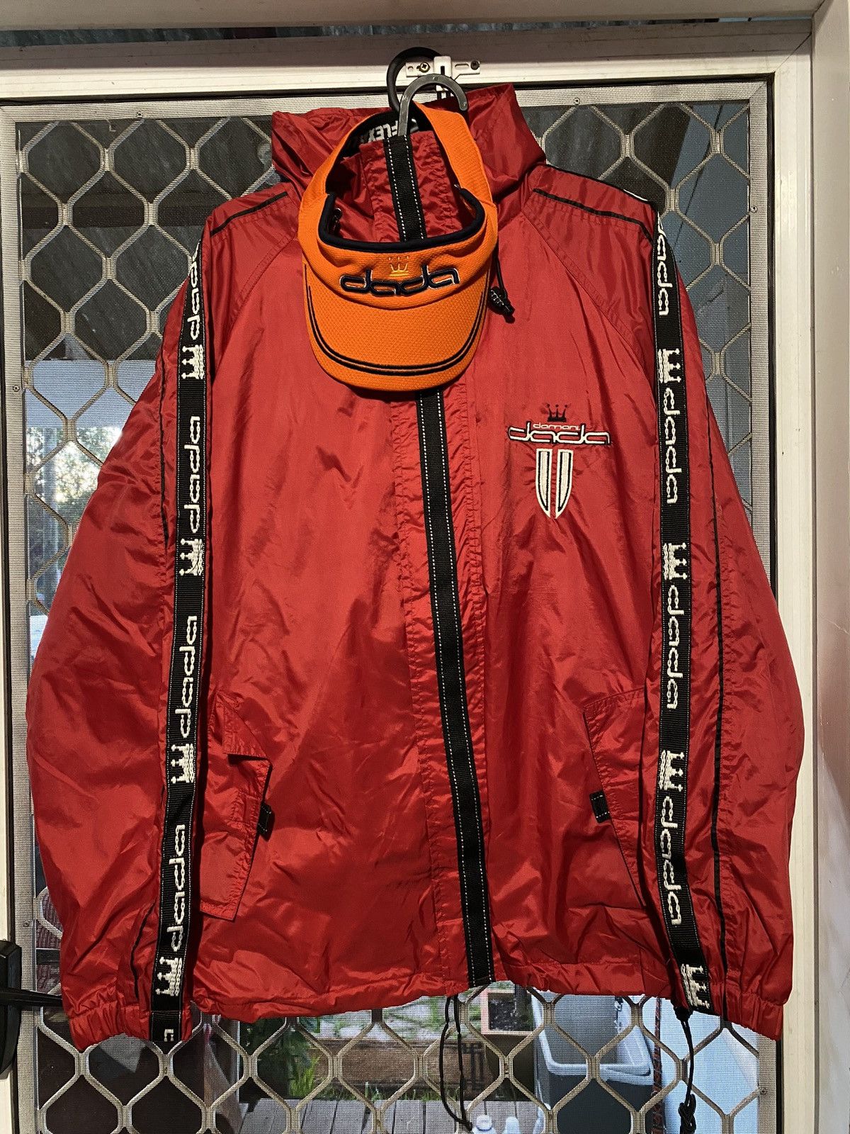 Vintage Vintage 90’s Damani Dada full tracksuit with orange visor ...