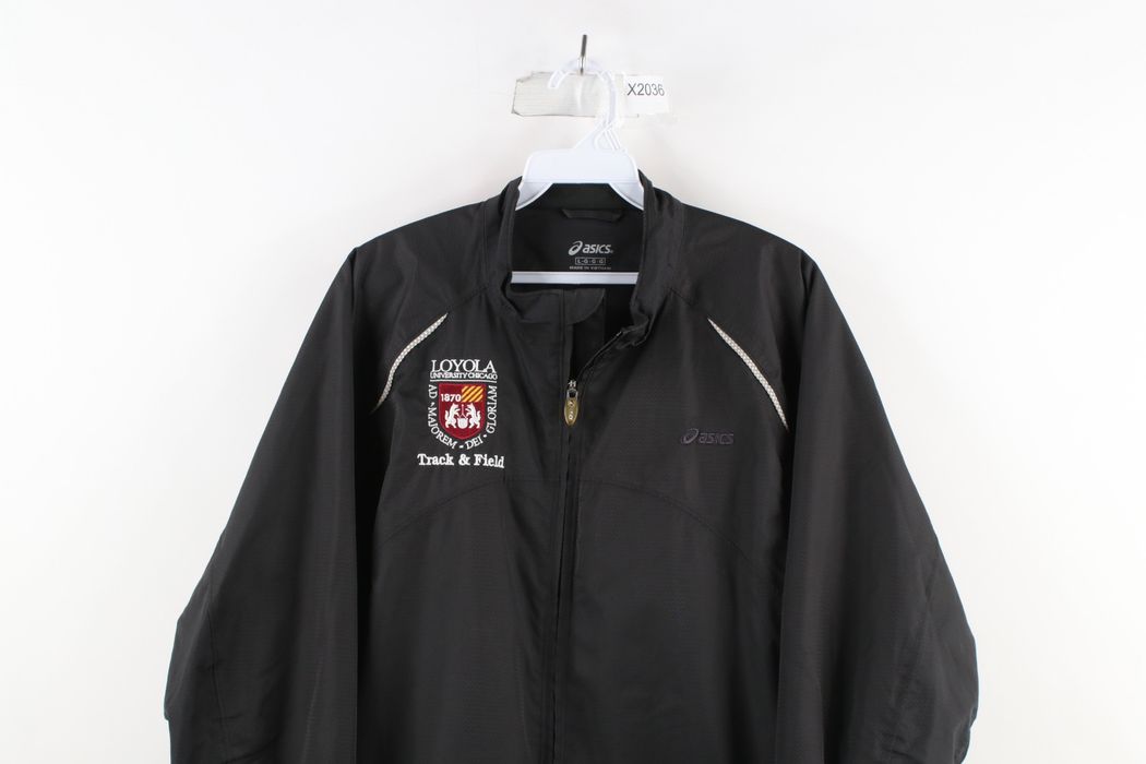 Vintage Asics Loyola University Chicago Track and Field Jacket | Grailed