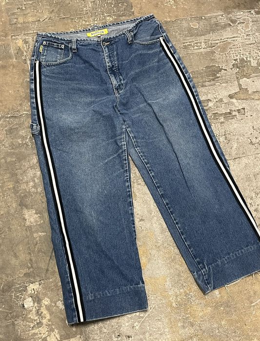 Japanese Brand Crazy rare y2k raver wide leg jnco style pants | Grailed