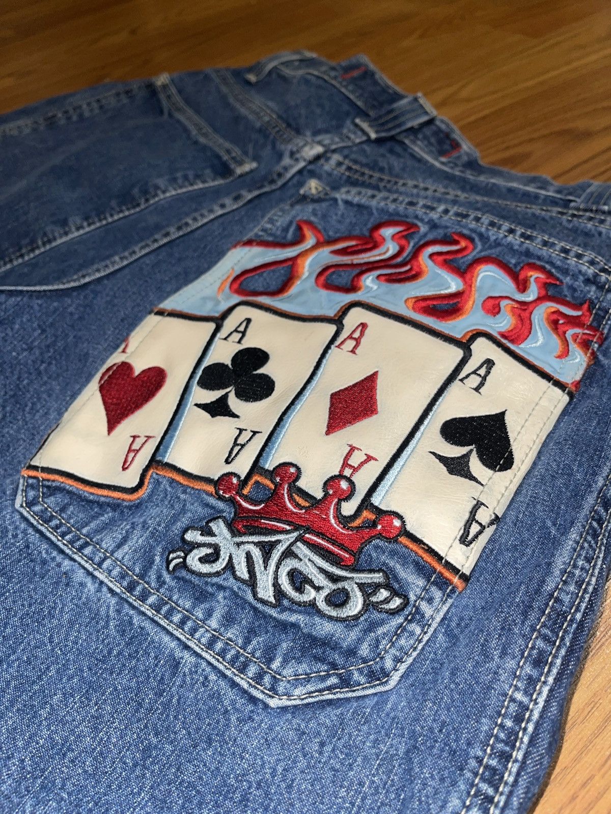 Jnco JNCO Flaming Aces | Grailed