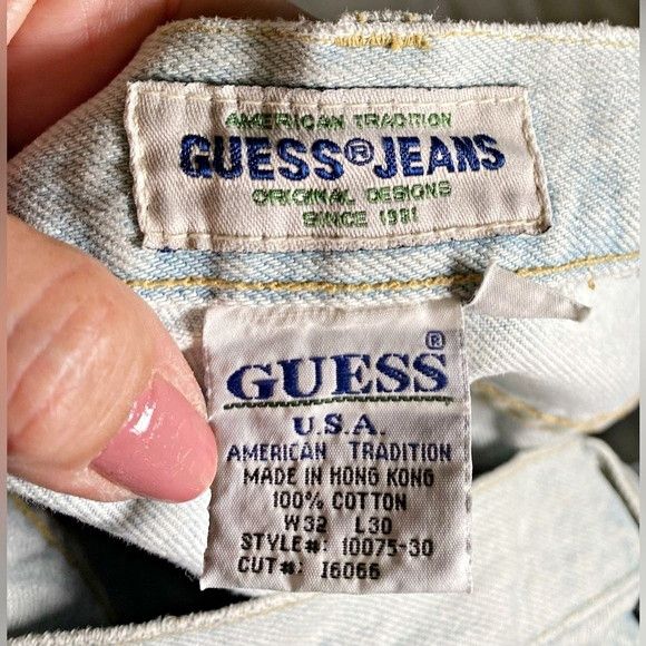 Guess Vintage 80s Guess Light Wash High Rise Tapered Mom Jeans | Grailed
