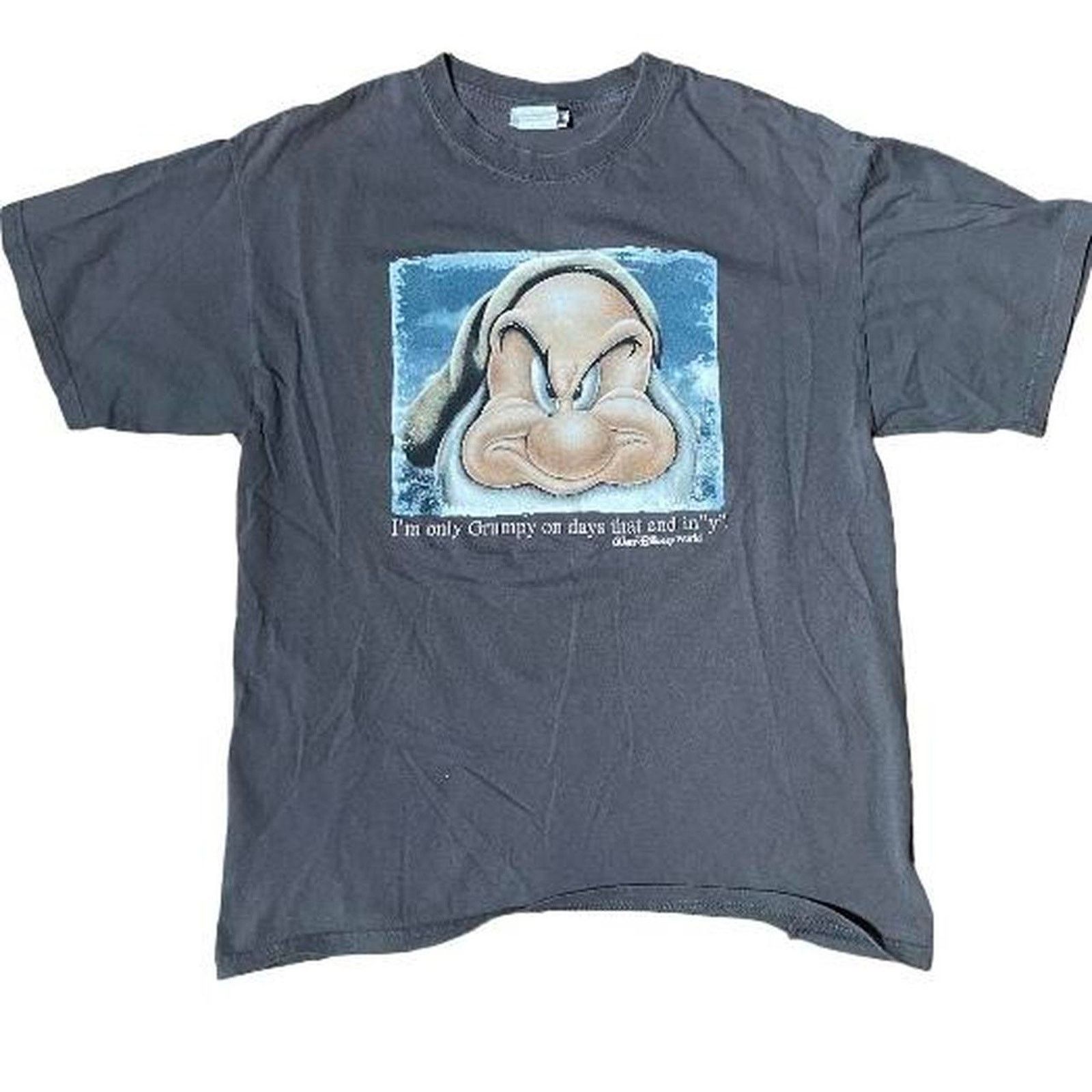 Hanes 90s grey disney grumpy | Grailed