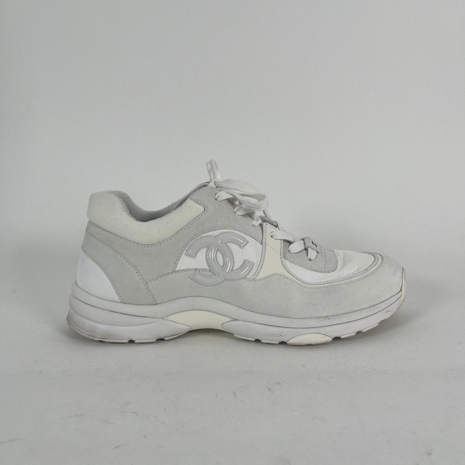 Chanel Chanel Runner Triple White Size 46 | Grailed