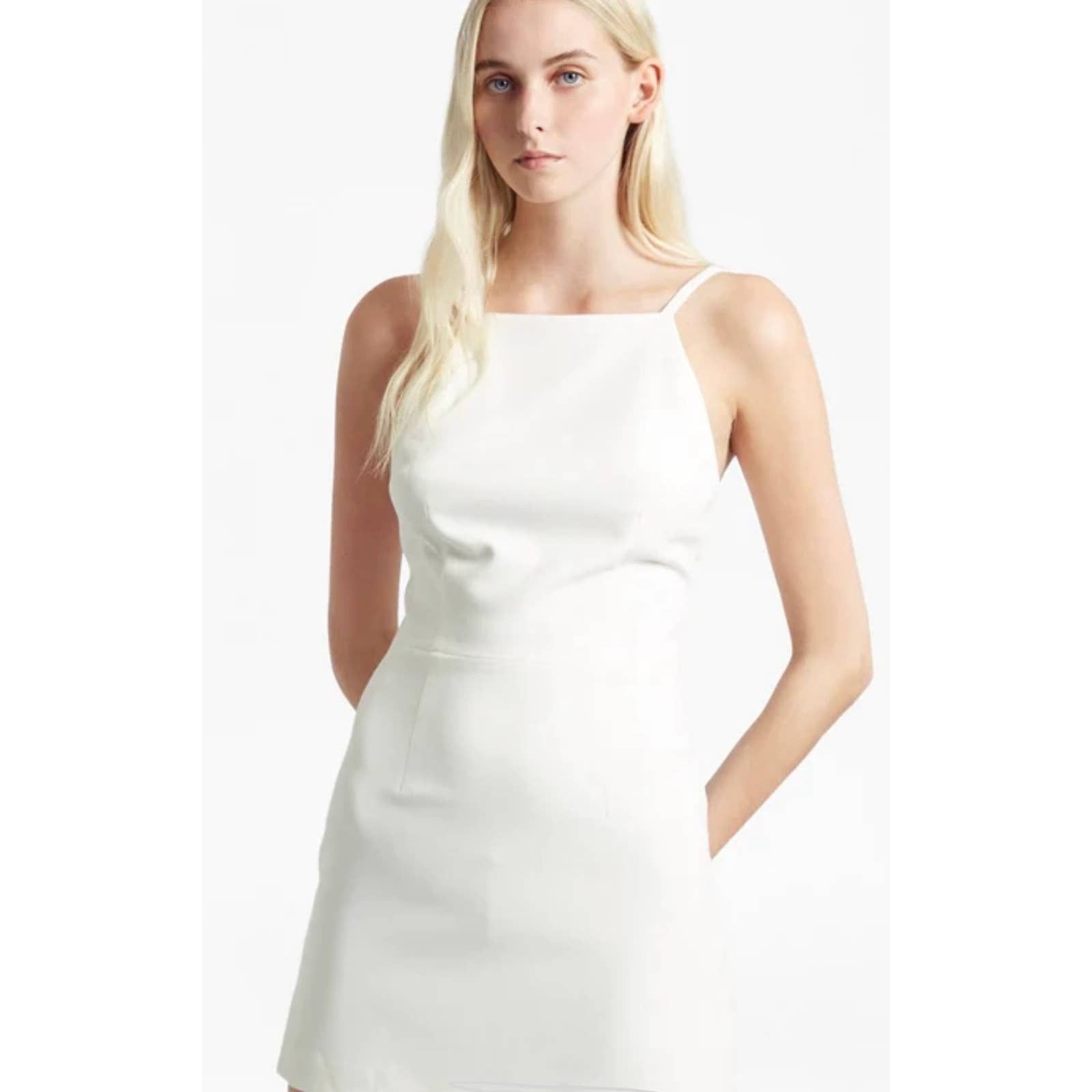 French Connection French Connection Whisper Light Square Neck Dress ...