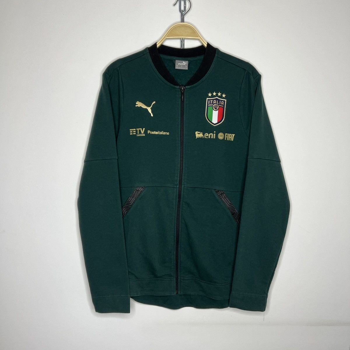 Italian Designers × Puma × Soccer Jersey Puma Italy National Sweatshirt ...