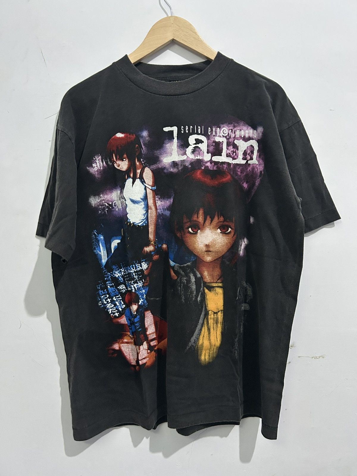 Japanese Brand × Rare × Streetwear Serial Experiments Lain Graphic Tee ...