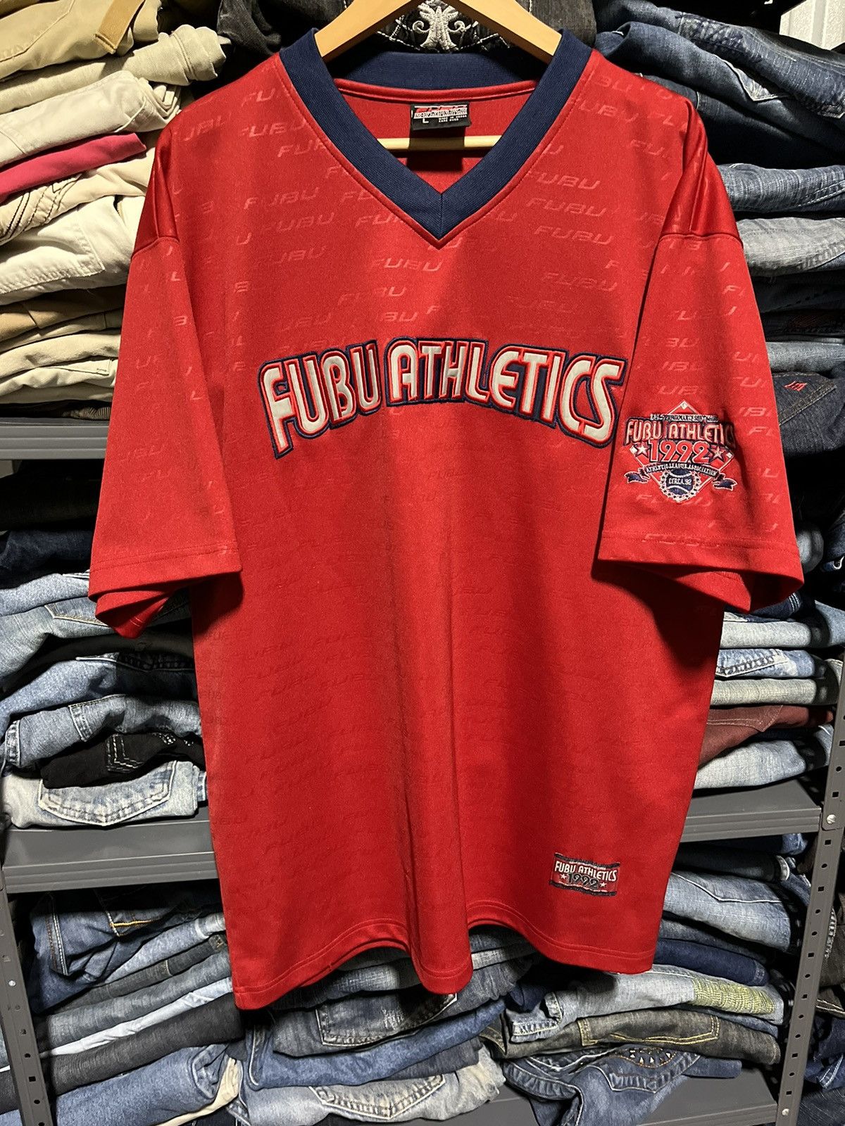 Fubu × JNCO × Vintage Crazy Vintage Y2K FUBU Jersey Hip-Hop Skater Rap Unique | Grailed