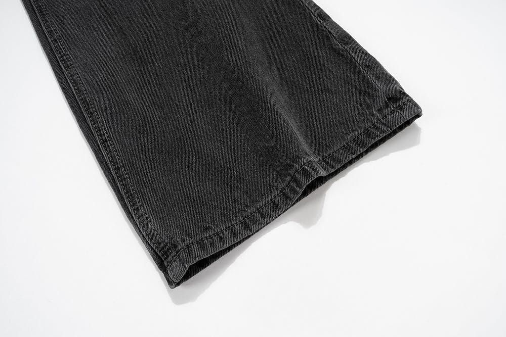 Streetwear Rugged Mud Dyed Boot Cut Jeans | Grailed