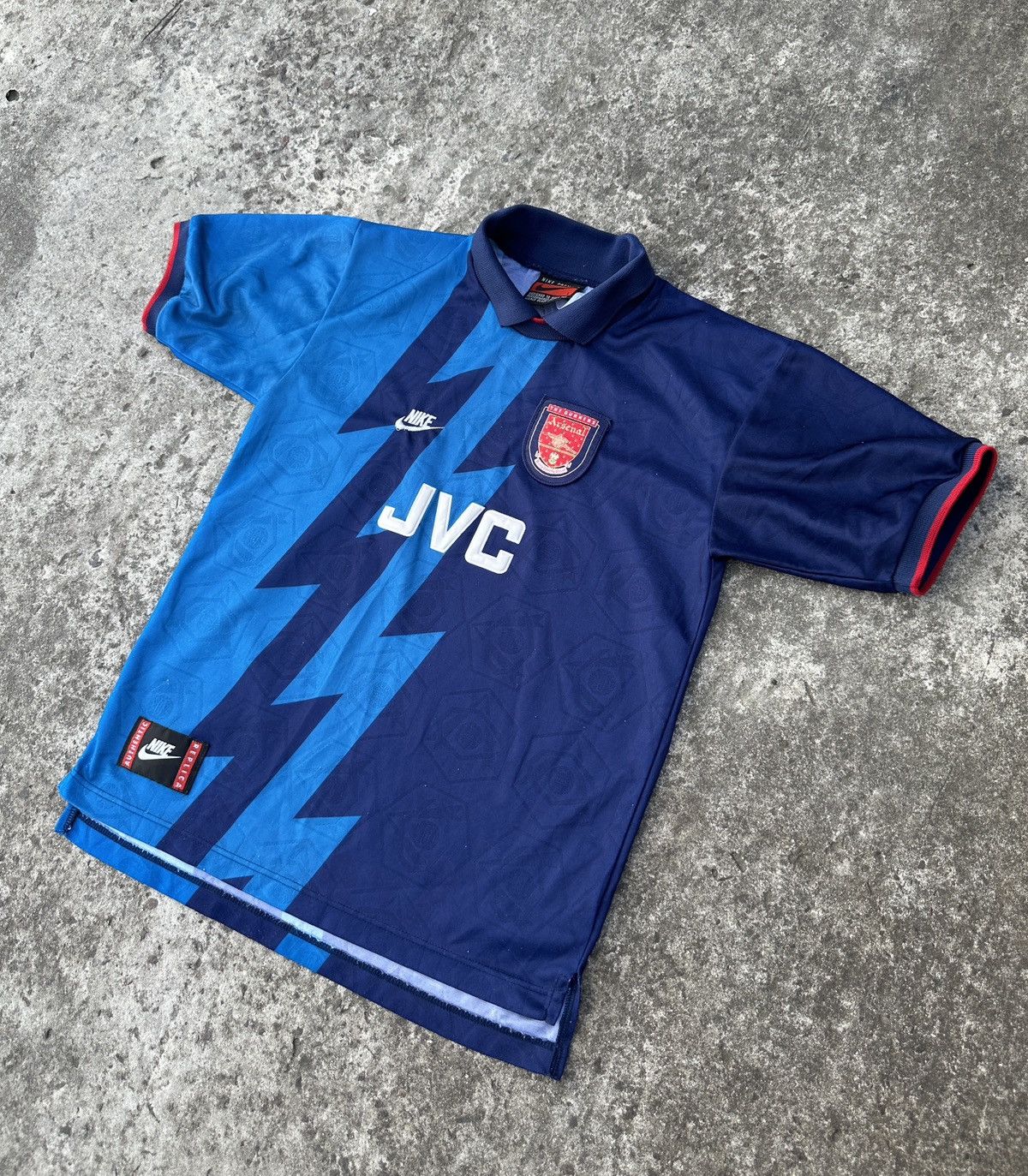 Nike Vintage Nike Arsenal soccer jersey JVC 90s very rare style | Grailed
