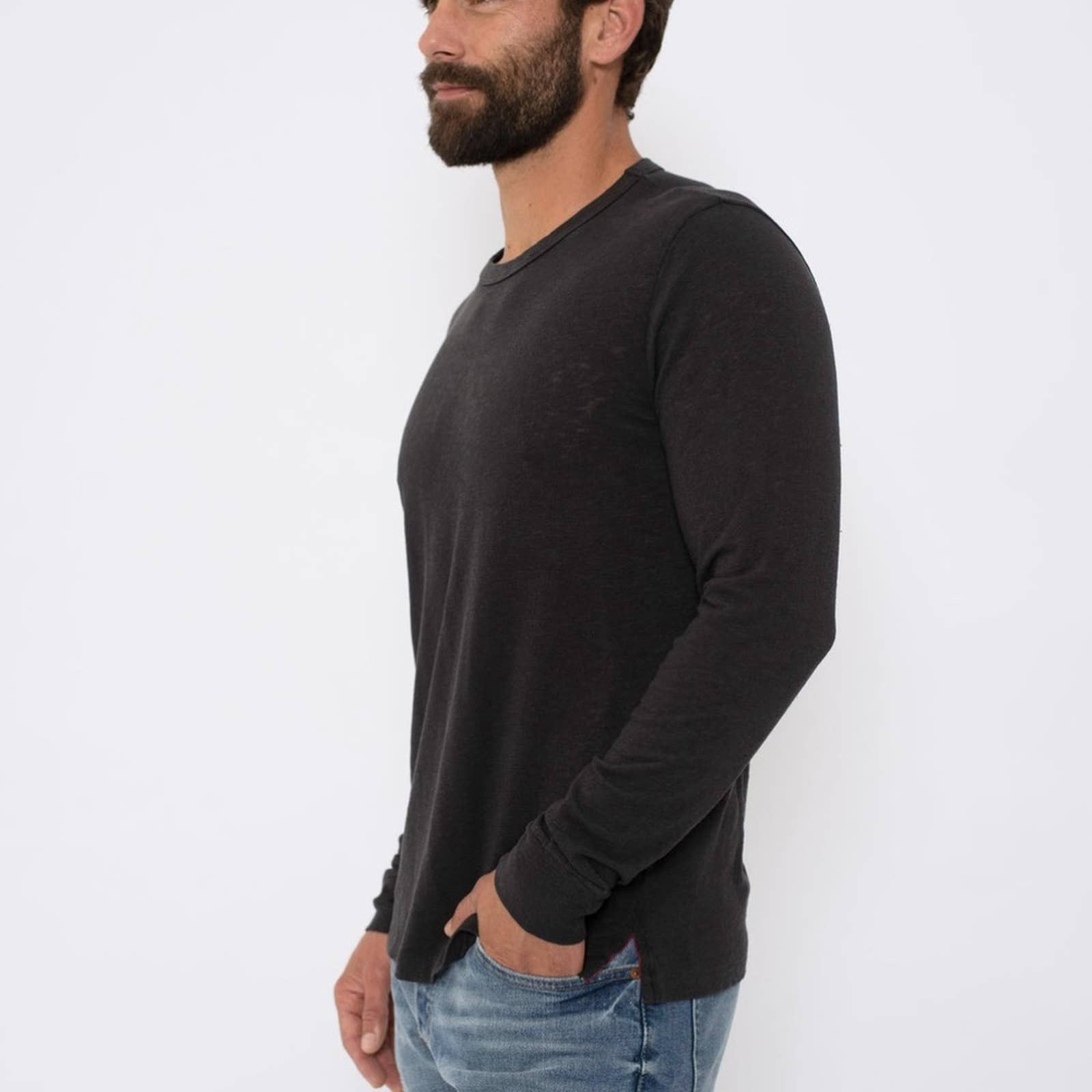 Sol Angeles Sol Angeles Essential Eco Slub Long Sleeve Crew - Medium ...