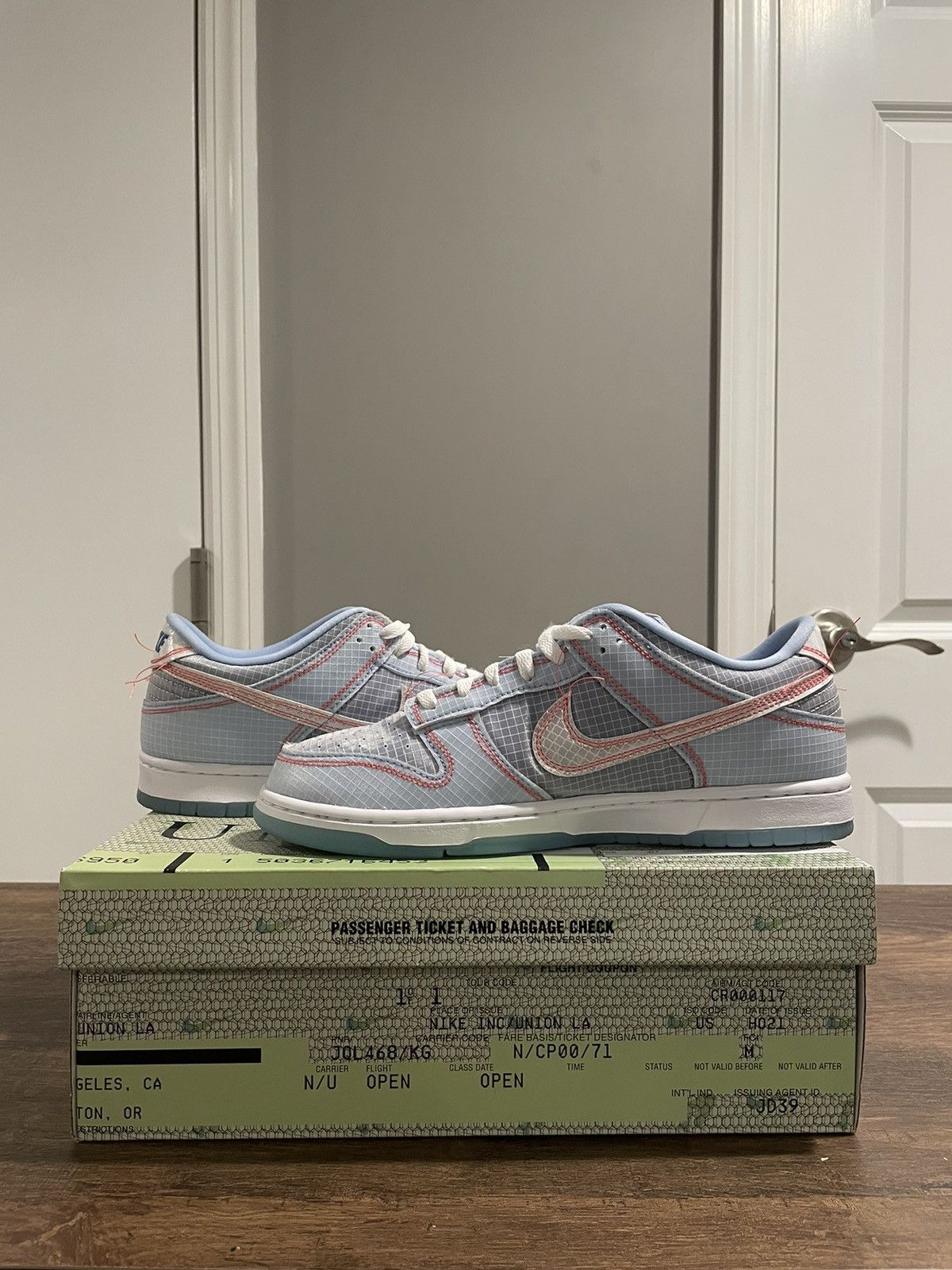 Nike × Union Nike Dunk Low x Union LA 'Passport Pack - Argon' | Grailed