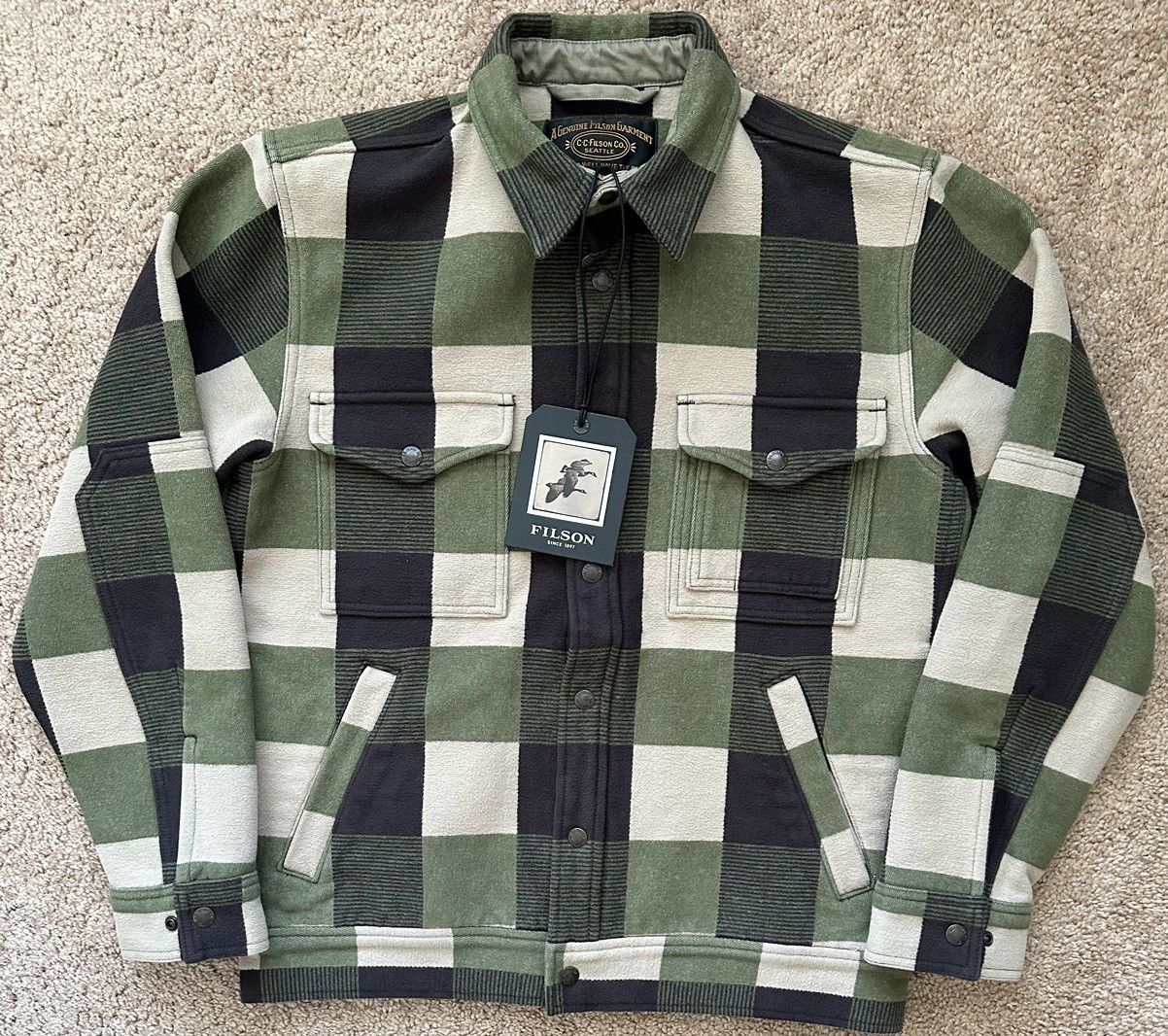 Filson Filson Beartooth Camp Jacket (Moleskin Material) S | Grailed