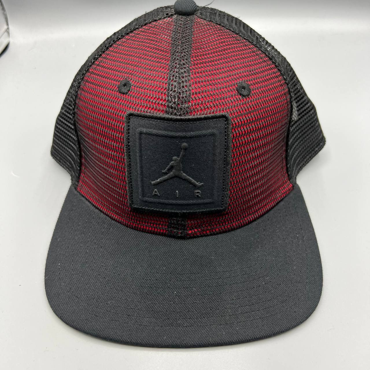 Jordan Brand Air Jordan Trucker Hat Men Black Netted Snap Back Cap ...