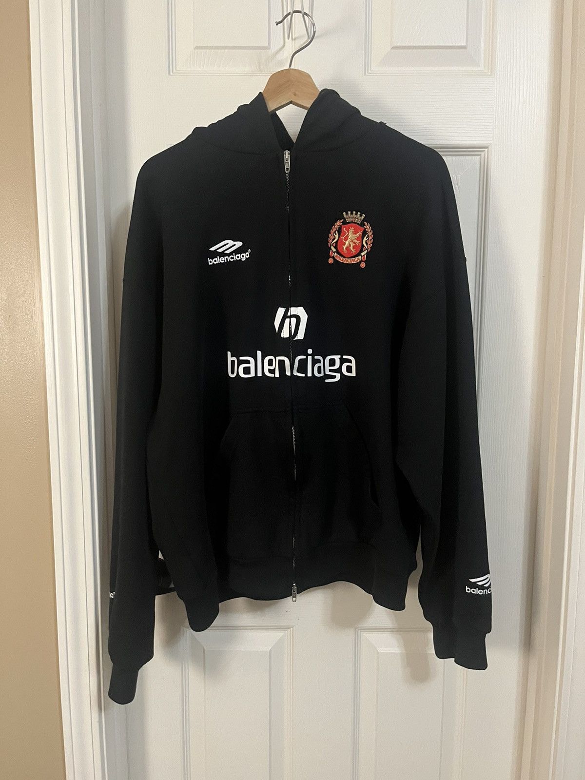 Balenciaga Balenciaga soccer Paris zip up | Grailed