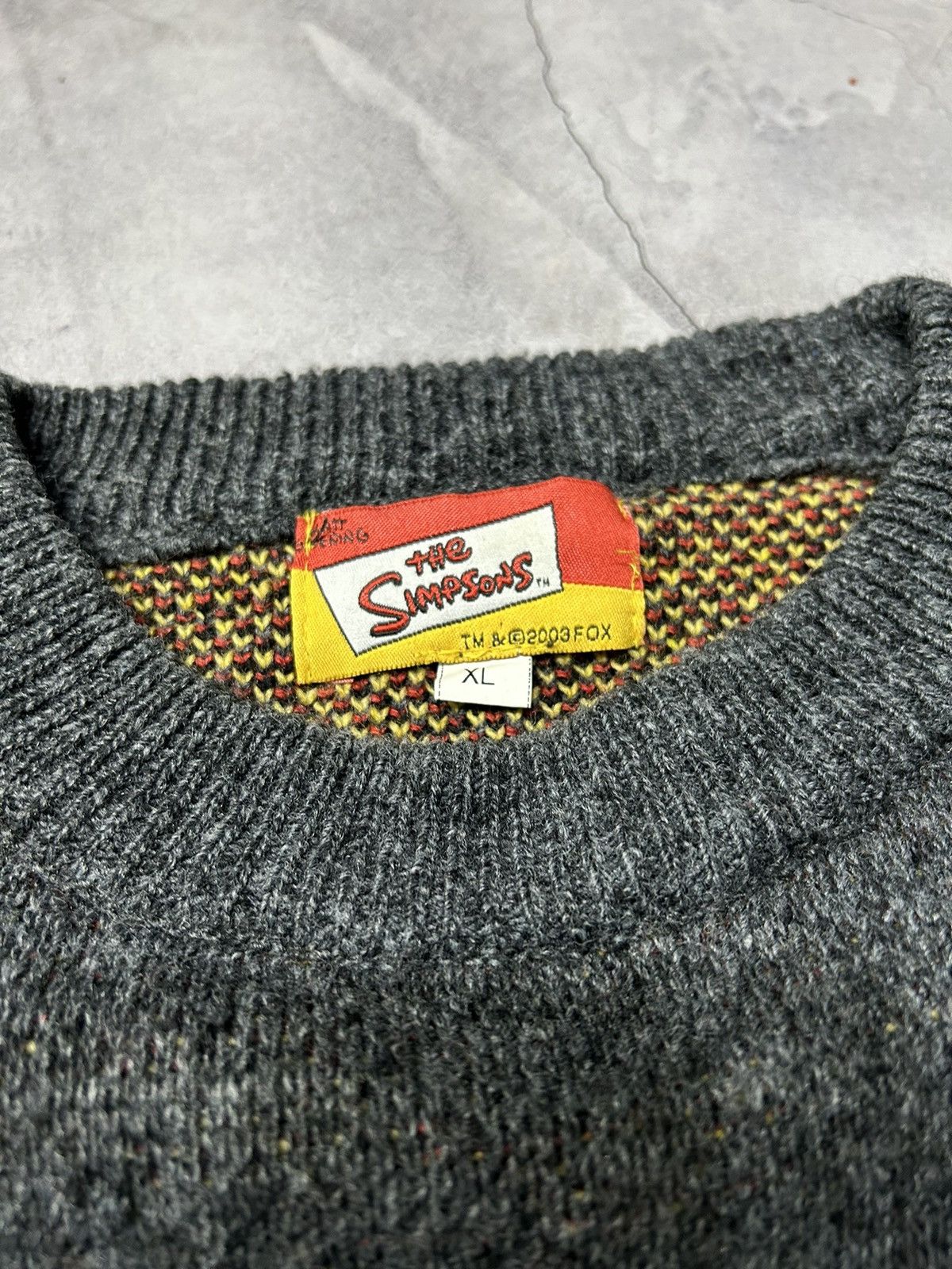 Vintage Vintage The Simpsons 2003 knit sweater Bart | Grailed