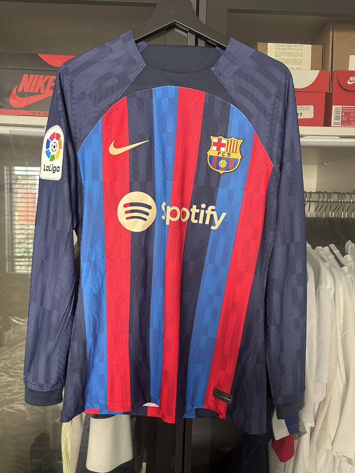 Nike Fc Barcelona Home Kit 2022 Player Version Lewandowski 9 | Grailed