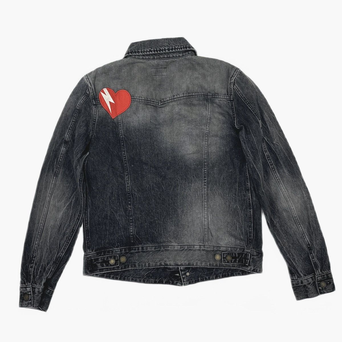 Saint Laurent Paris SAINT LAURENT Original Ysl Heart And Lightening ...