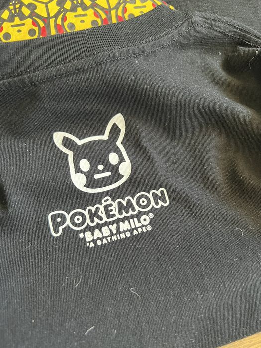 Bape Bape X Pokémon Pikachu Big Ape Head Tee | Grailed