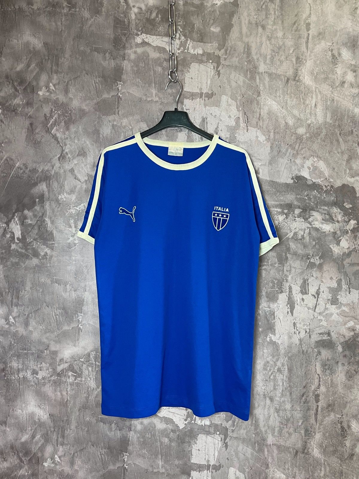 Puma × Soccer Jersey × Vintage 2000s Puma Italy Vintage Training Jersey ...