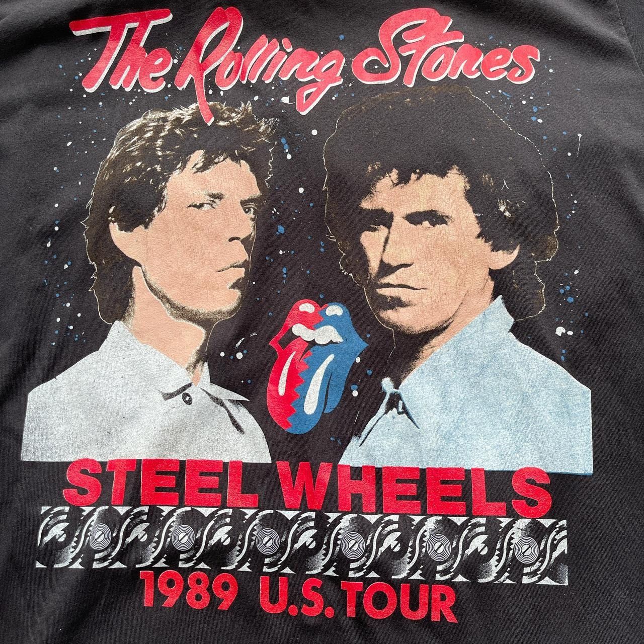 The Rolling Stones × Vintage Vintage 1989 Rolling Stones steel wheels ...