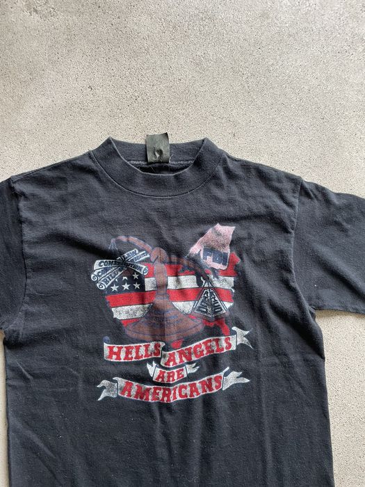 Vintage Vintage Hells Angels Are Americans Biker t shirt | Grailed
