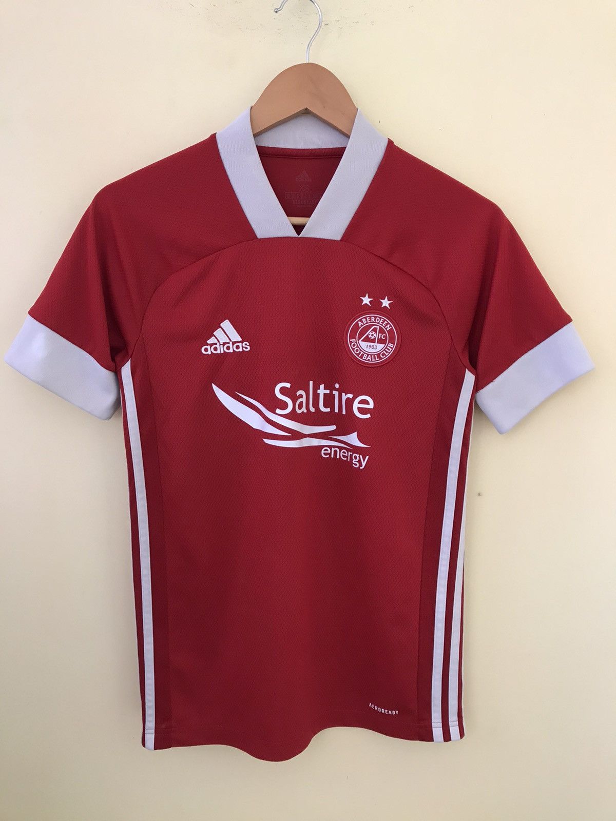 Adidas × UEFA Aberdeen FC 2020 2021 Adidas home football soccer jersey ...