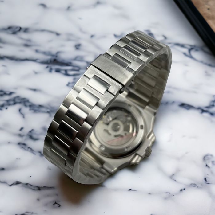 Seiko Seiko Mod Nautilus Tiffany Dial Diamond NH35 Steel Watch | Grailed