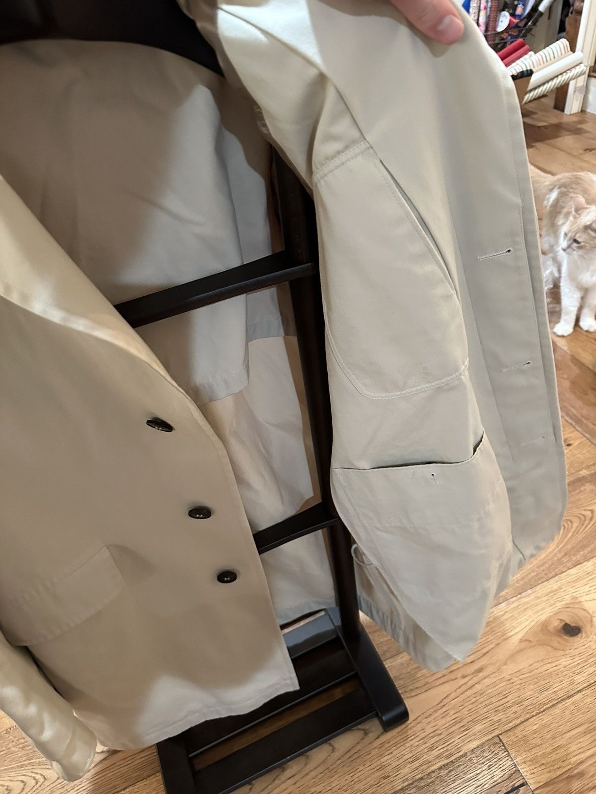 Anglo-Italian Anglo Italian Raglan Overcoat in Beige size 50 Uk 40 US ...