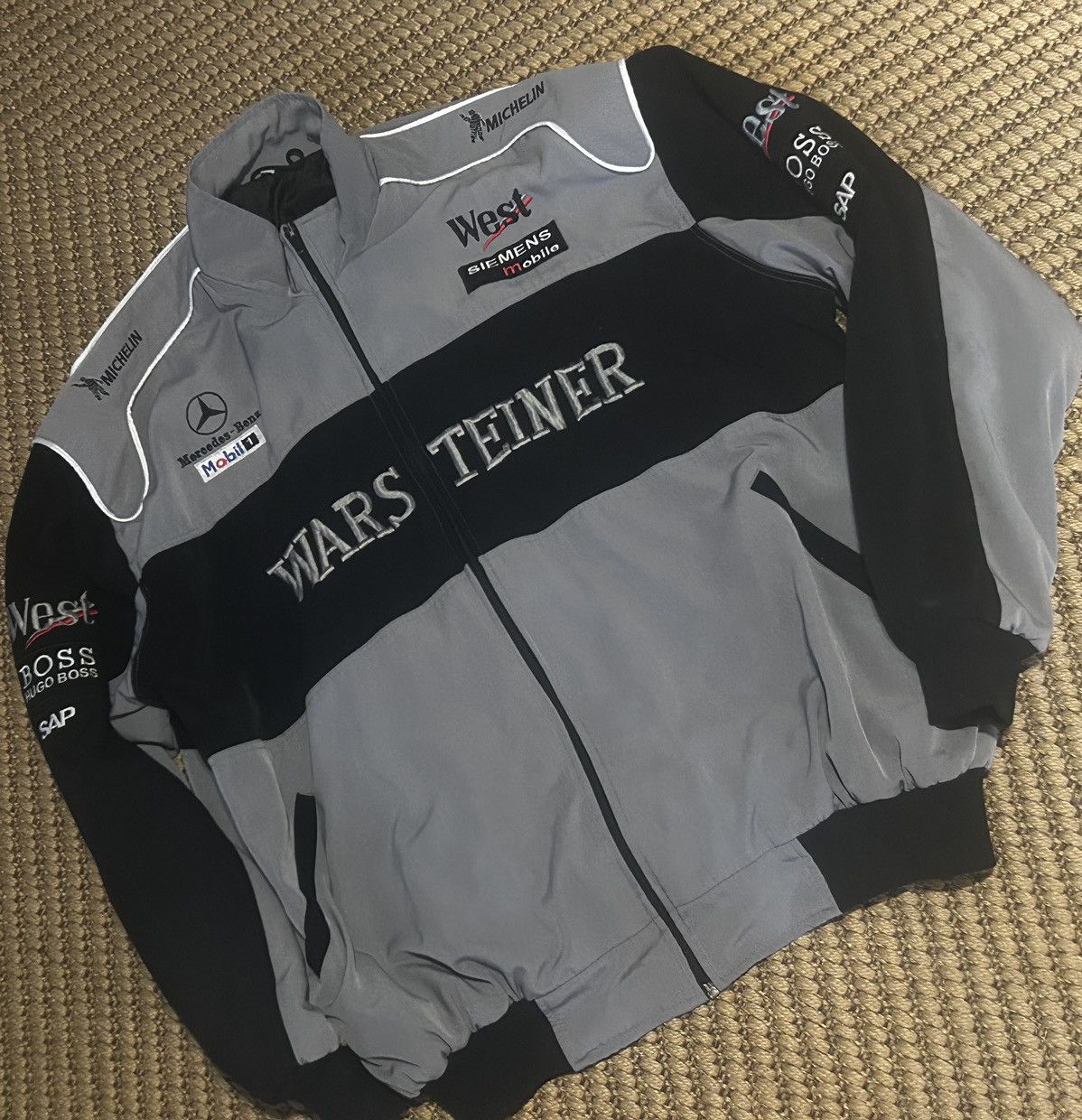 Racing × Rare × Vintage Tracksuit Jacket Racing Warsteiner Mercedes ...