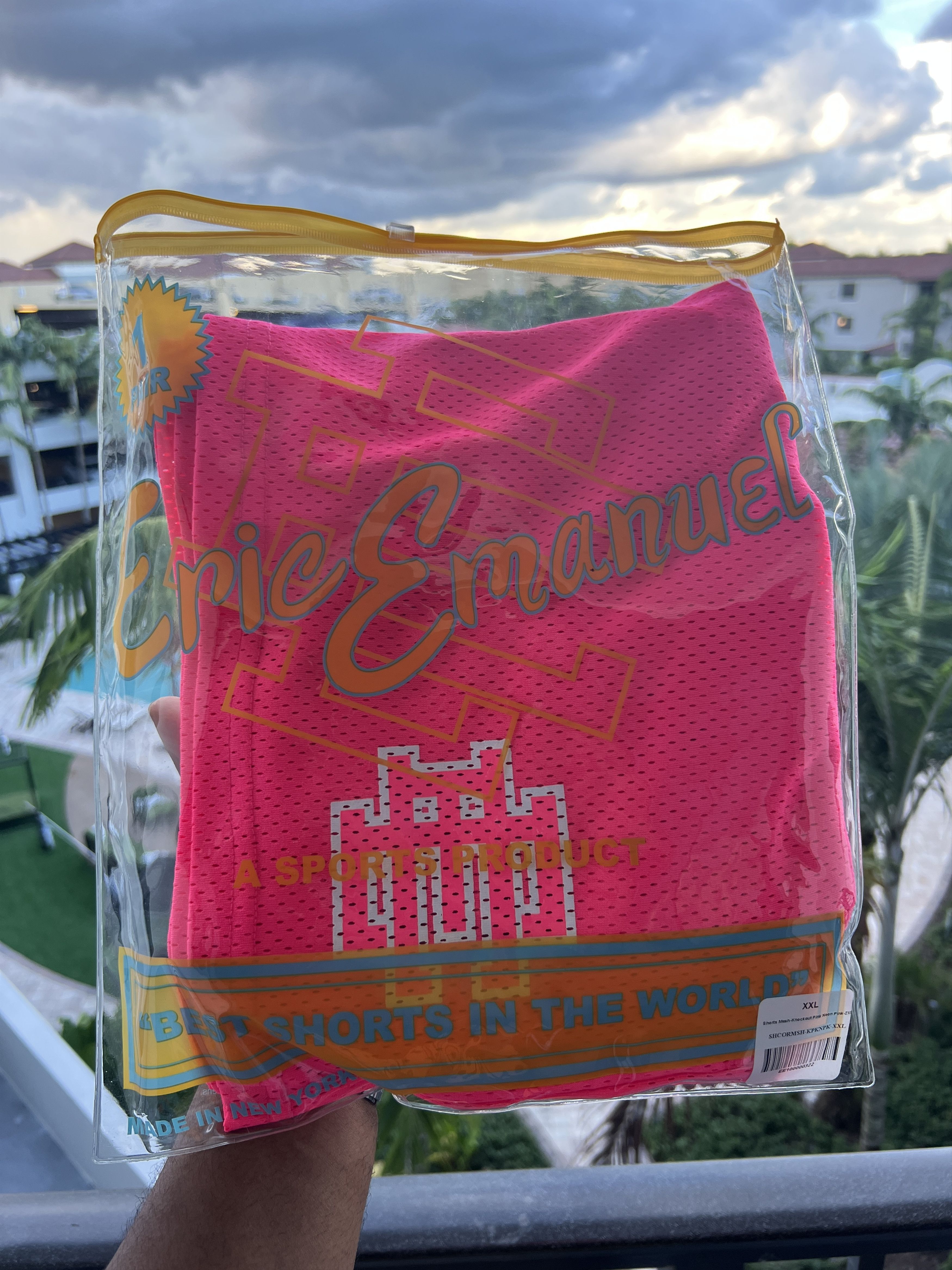 Eric Emanuel Neon Pink Eric Emanuel Basic Shorts | Grailed