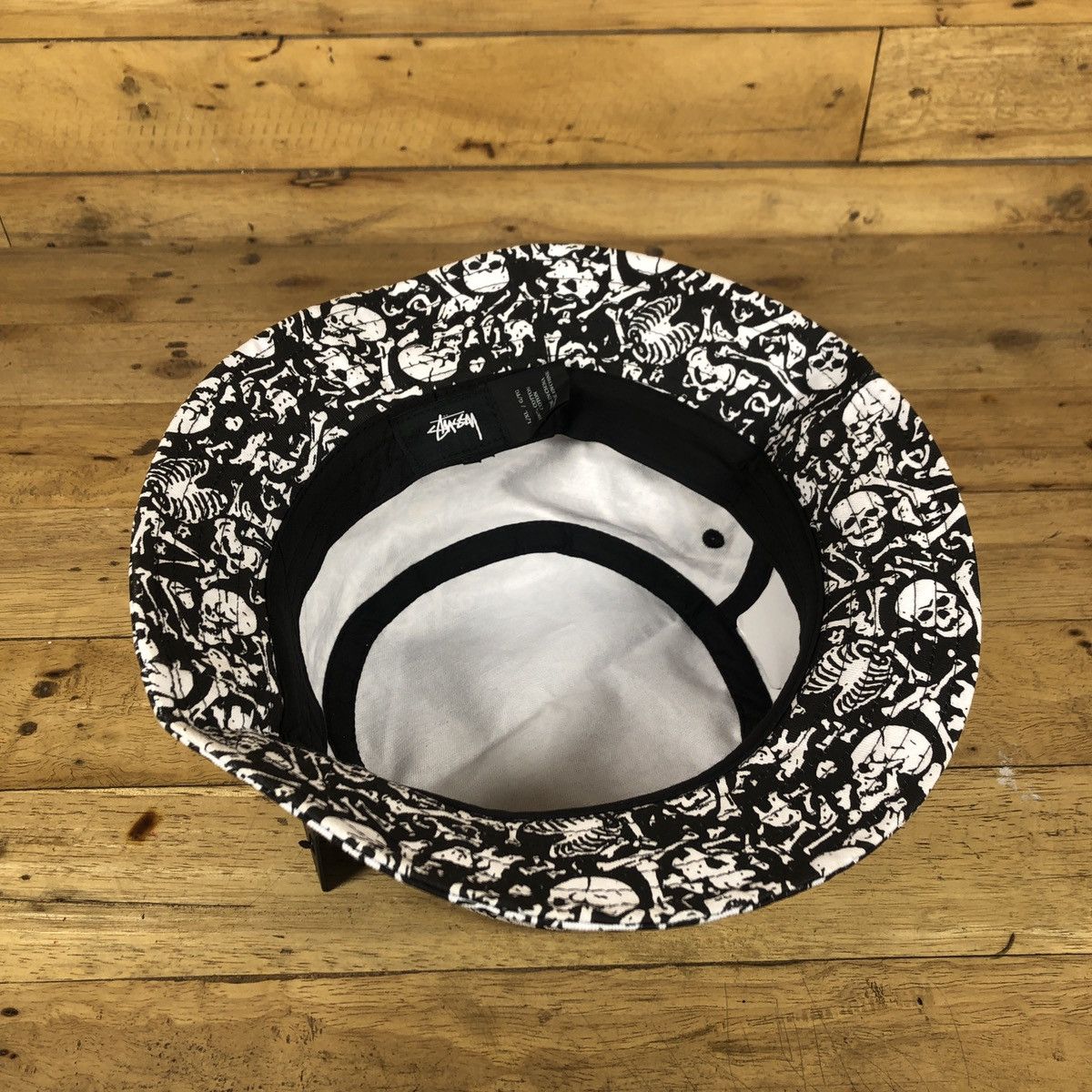 Vintage Stussy Vintage Bones Bucket | Grailed