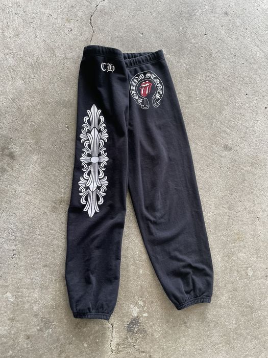 Chrome Hearts Chrome Hearts Rolling Stones Sweat Pants | Grailed