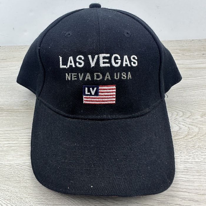 Other Las Vegas Hat LV Nevada USA Hat Black Adjustable Hat Black O ...