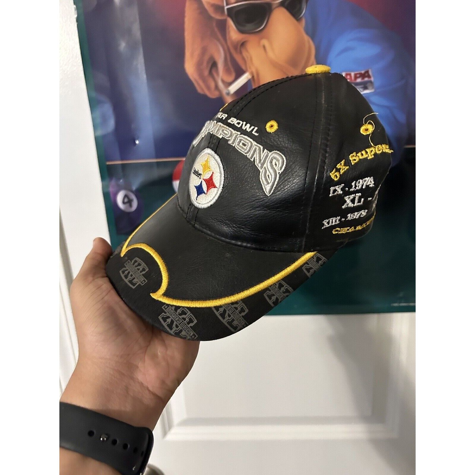 Rare Vintage rare 2006 super bowl champions leather hat | Grailed