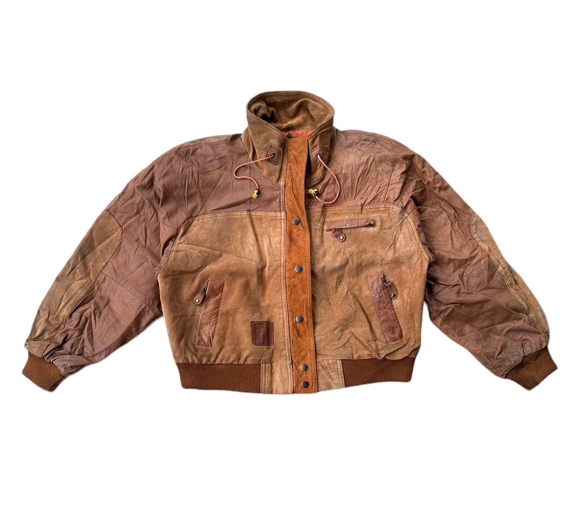 Japanese Brand × Leather Jacket × Vintage East west pig skin bomber ...