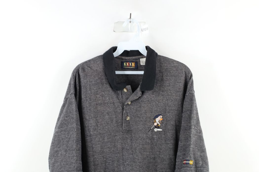 Vintage Vintage 90s Disney Grumpy Dwarf Collared Golf Polo Shirt | Grailed