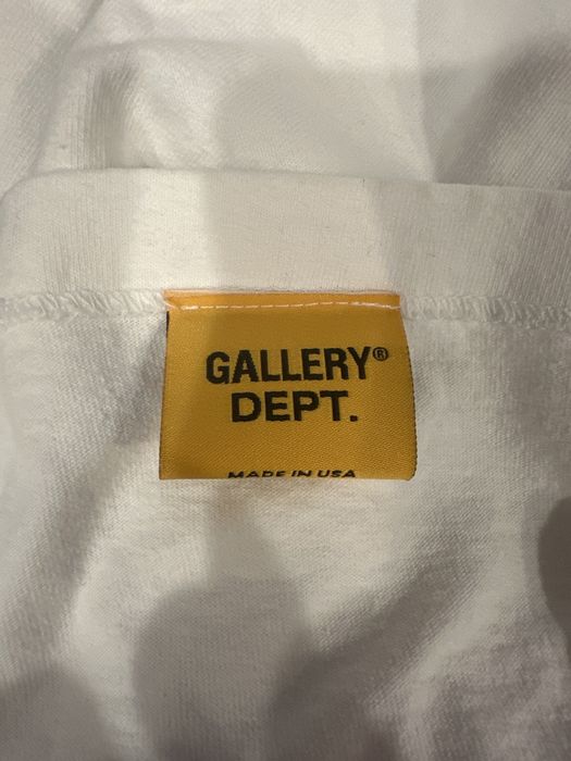 Gallery Dept. Gallery dept WHITE SOUVENIR TEE | Grailed