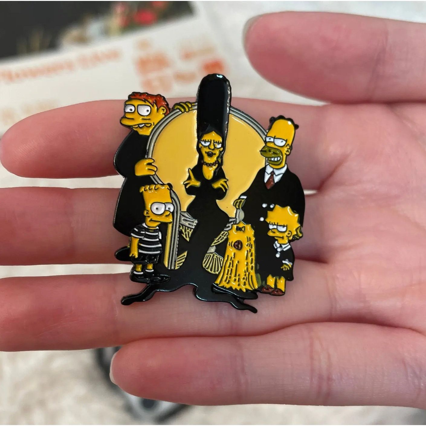 & Other Stories The Simpsons Addams Family Nickelodeon Enamel Pins 62 ...