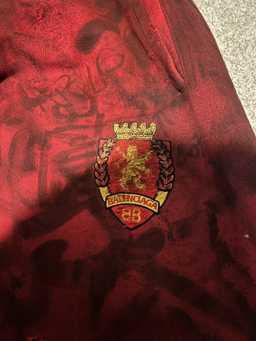 Balenciaga Balenciaga Red Skater Sweatpants | Grailed