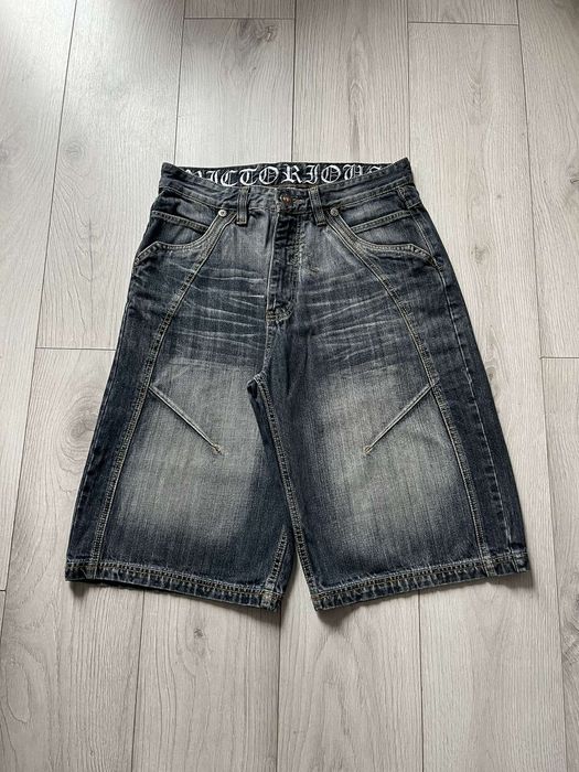 Vintage Vintage baggy wide leg jorts denim shorts skate archive y2k ...