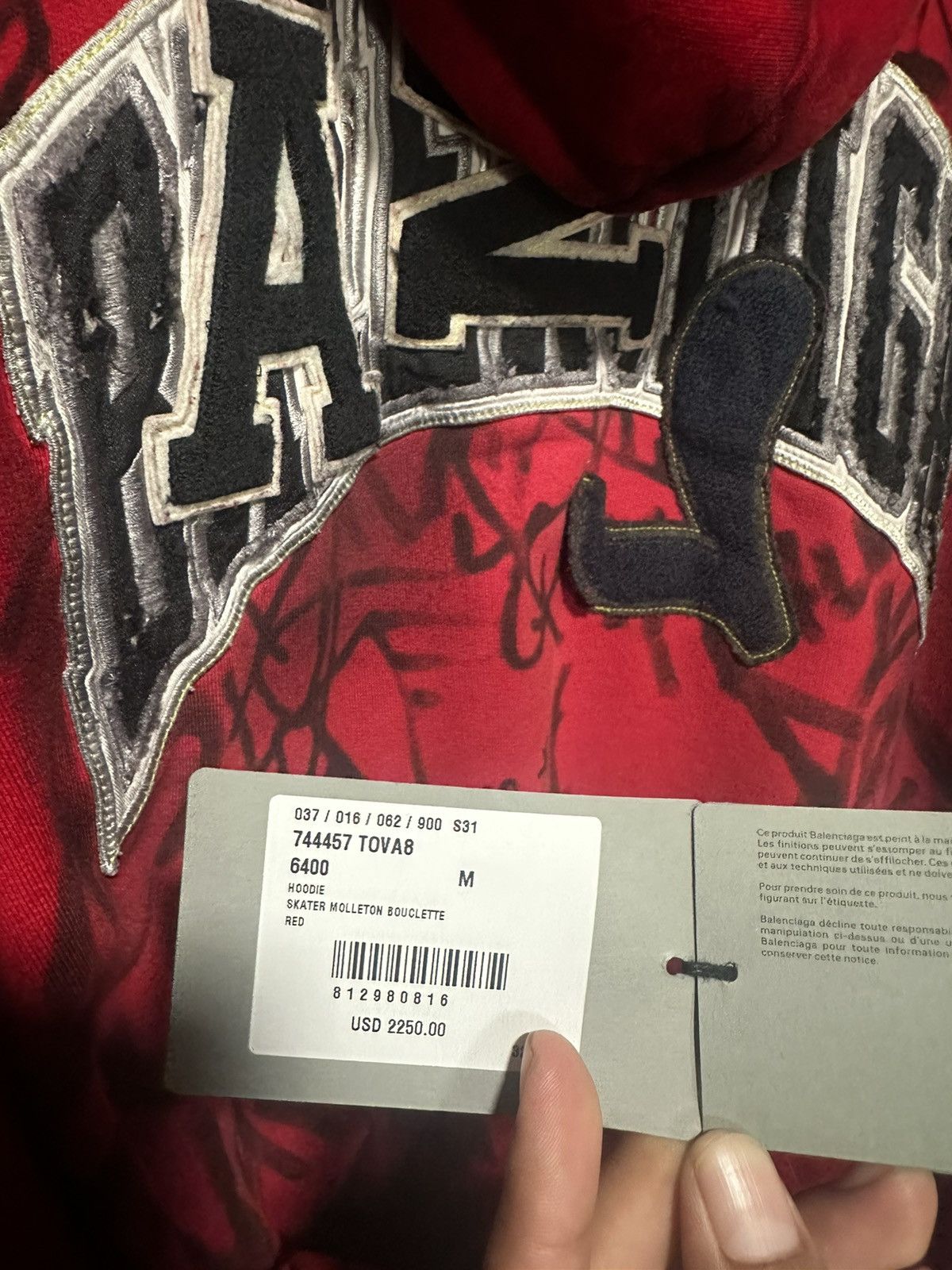 Balenciaga Balenciaga Red Skater Graffiti | Grailed