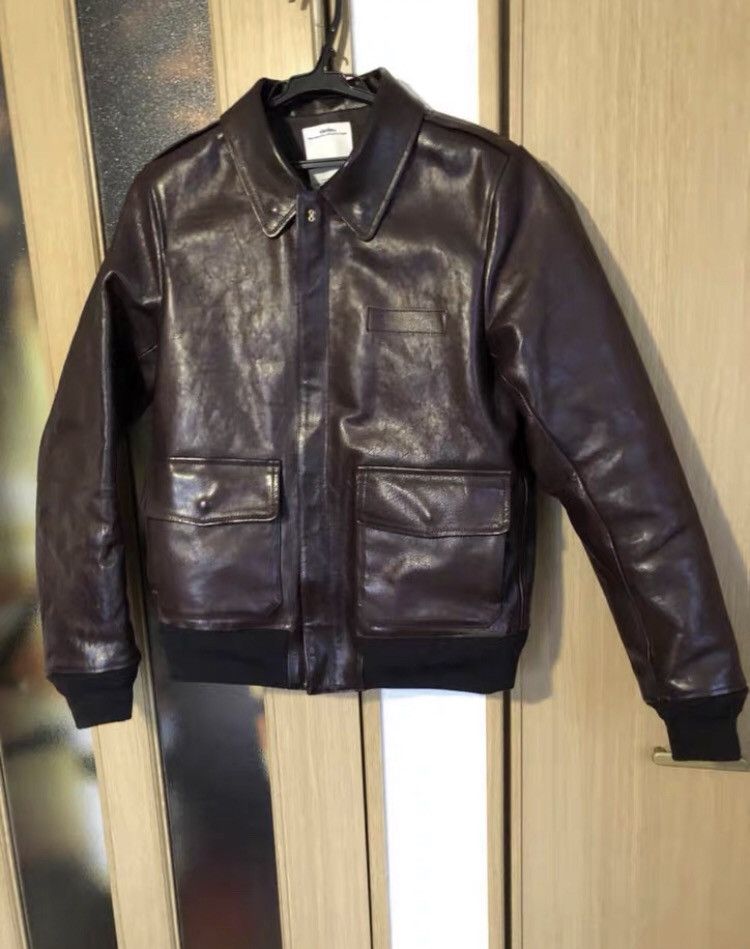 Visvim Visvim Elmendorf Leather Bomber Jacket | Grailed