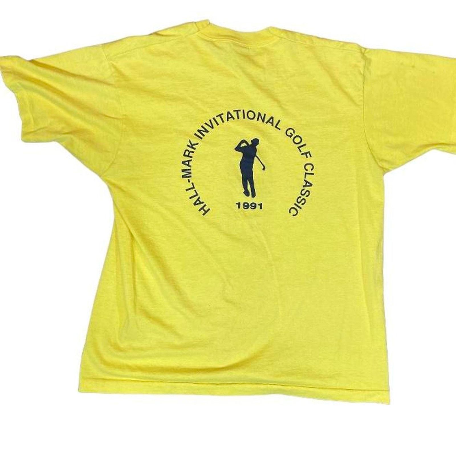 Screen Stars 90s yellow harris semi conductors tee shirt | Grailed