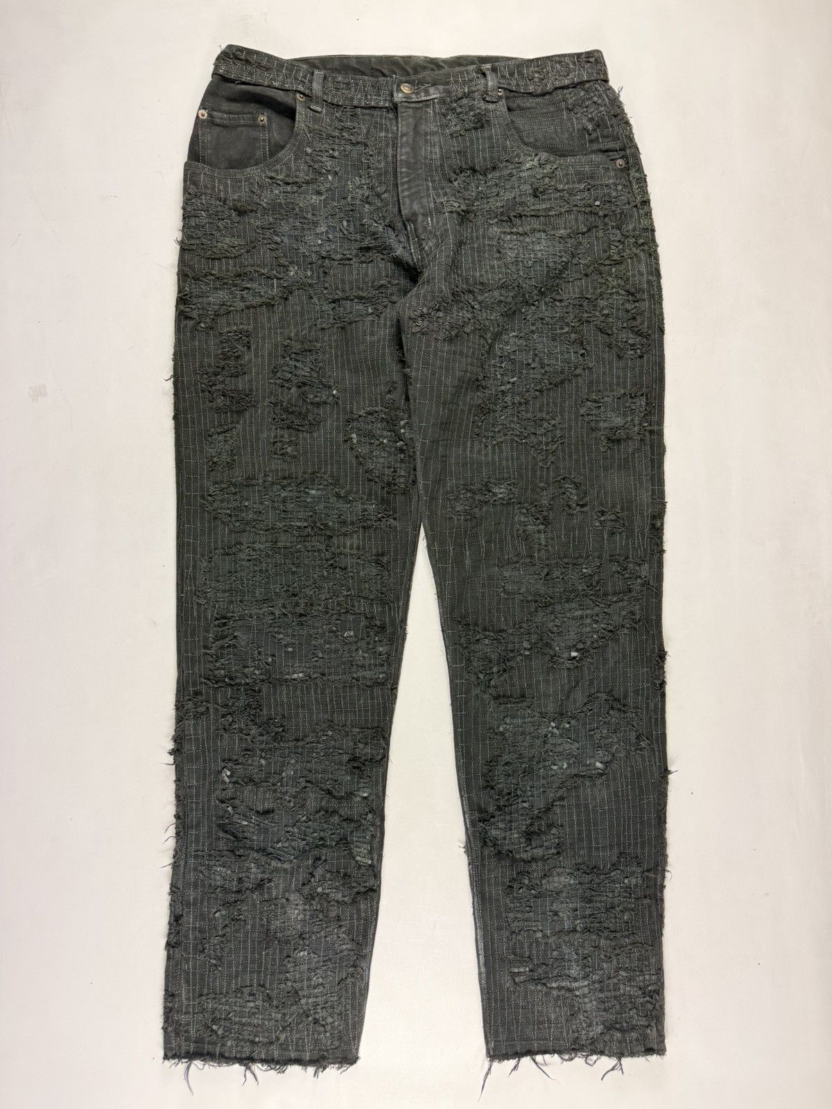 Undercover Inspired “ Proletareart x Undercover 85 “ Boro denim jeans ...