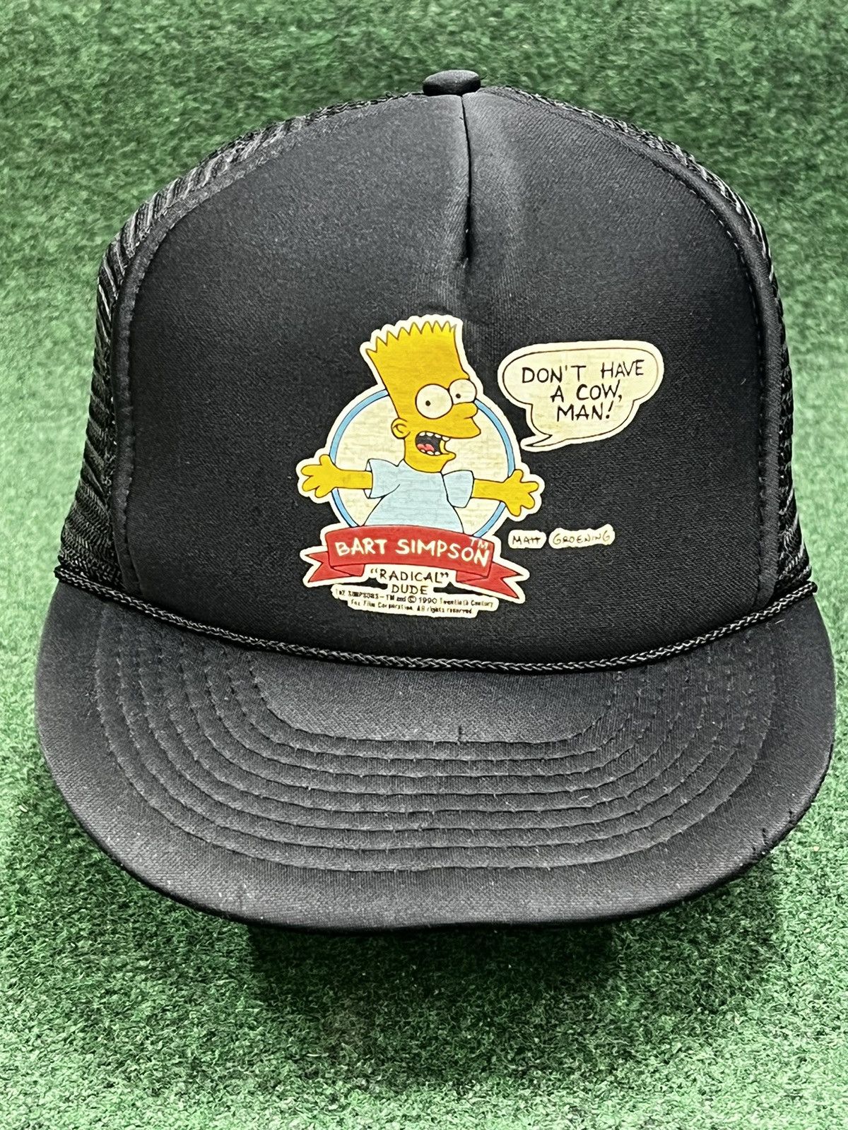 The Simpsons × Vintage 90s Bart Simpson Trucker Hat | Grailed
