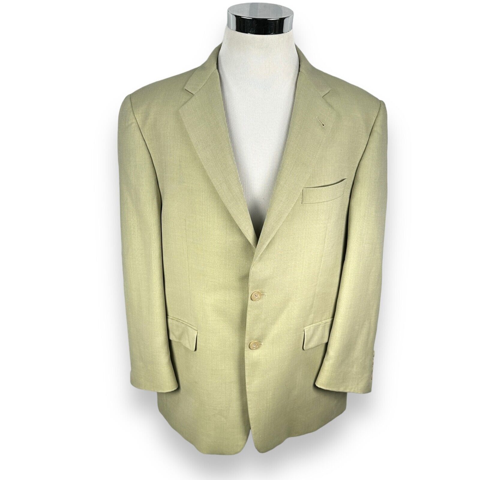 Burberry Burberry Kensington Blazer Suit Jacket Men’s 44R Green Wool ...
